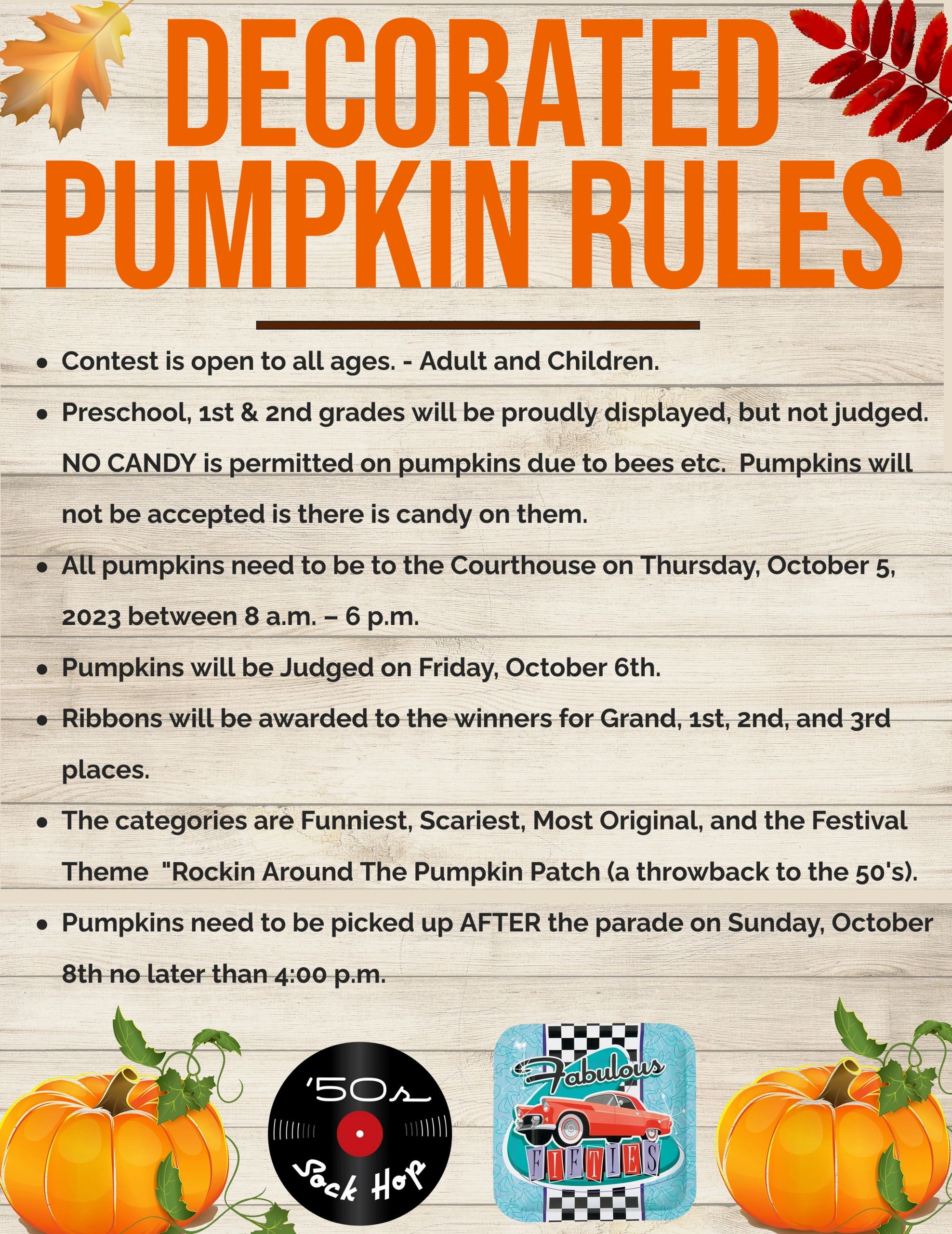 DECORATED PUMPKIN ENTRY